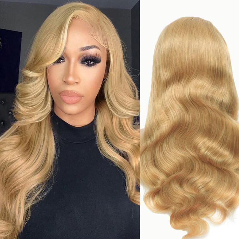Bombshell Wig | eullair Glueless Honey Blonde Lace Frontal Wig | Brown ...