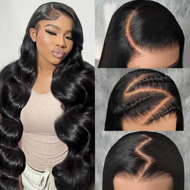 eullair Body Wave Wigs Versatile 7X6 9x6 Parting Max Glueless Wigs Hum ...