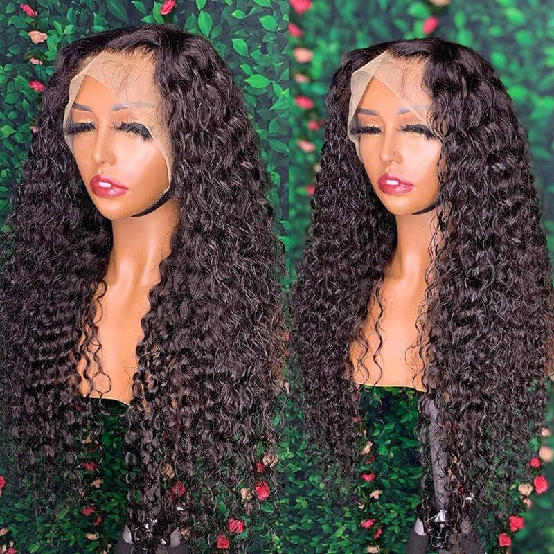 eullair Stunning Wet Look Water Wave 13x4 Lace Front Wig | Low Mainten